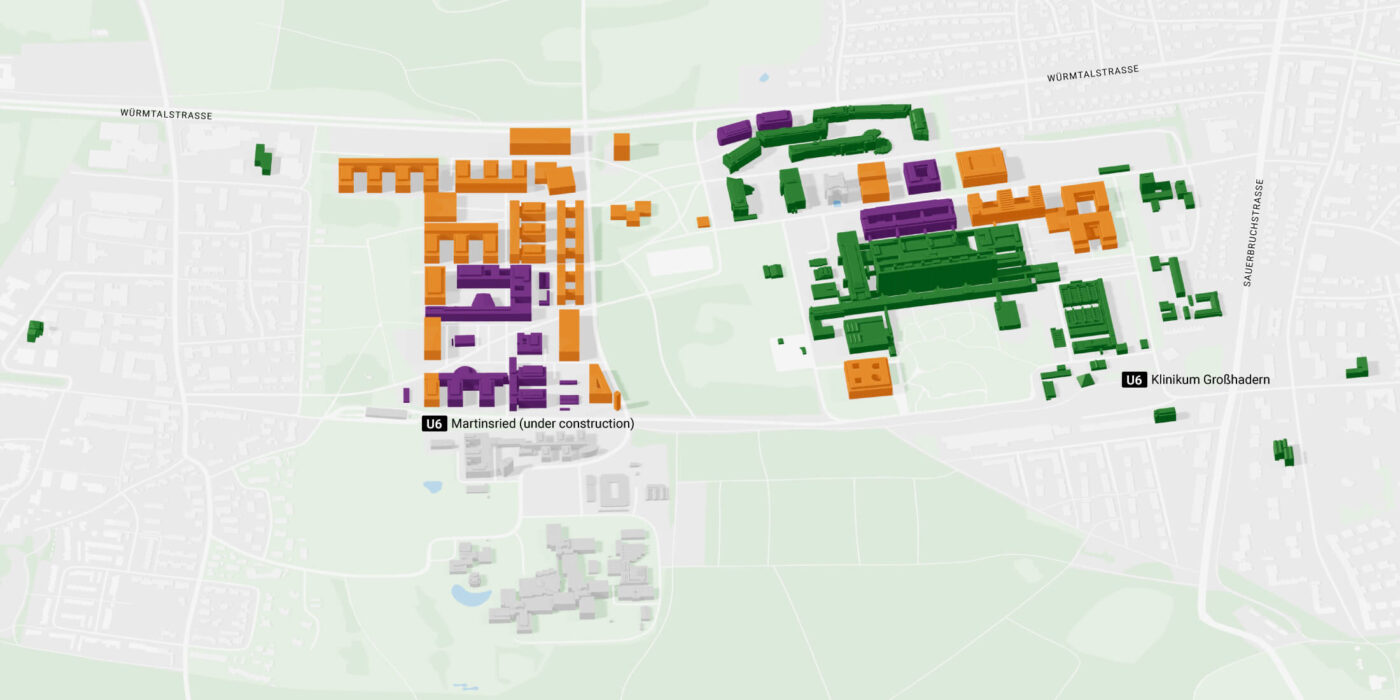 Campus Grosshadern/Martinsried - LMU München